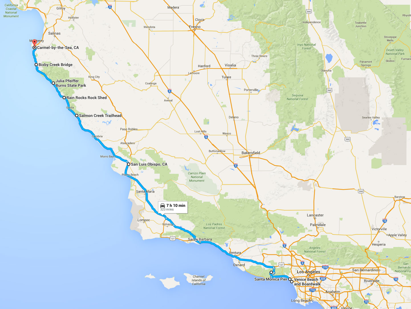 Big Sur, Santa Cruz, & the drive to San Francisco | Mon 11th May 2015 ...